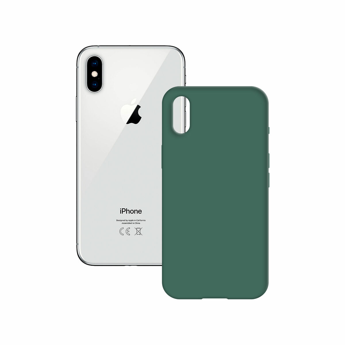 Mobile cover KSIX iPhone XS Max Green Iphone XS MAX - HyperHubTech.com